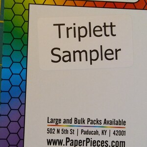 EPP Starter Set/triplett Sampler Kit - Etsy