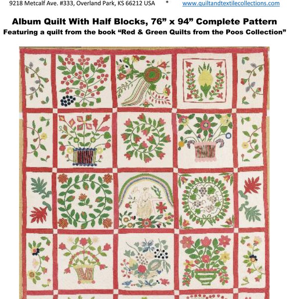 Baltimore Quilt Kit - Etsy