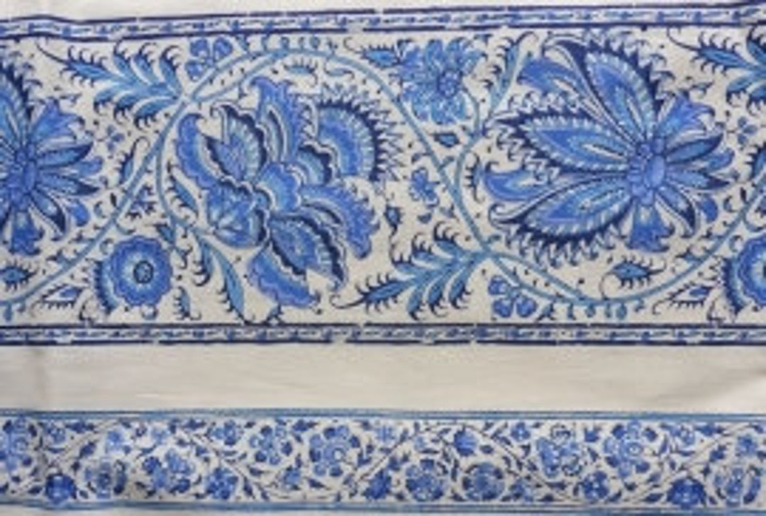 Dutch Heritage Gujarat China Blue Border por Petra Prins - Etsy Portugal