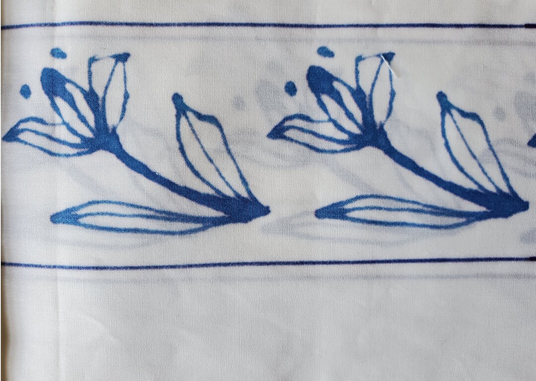 Delft Tulip Border Hand Painted by Lori Lee Triplett for QTC - Etsy