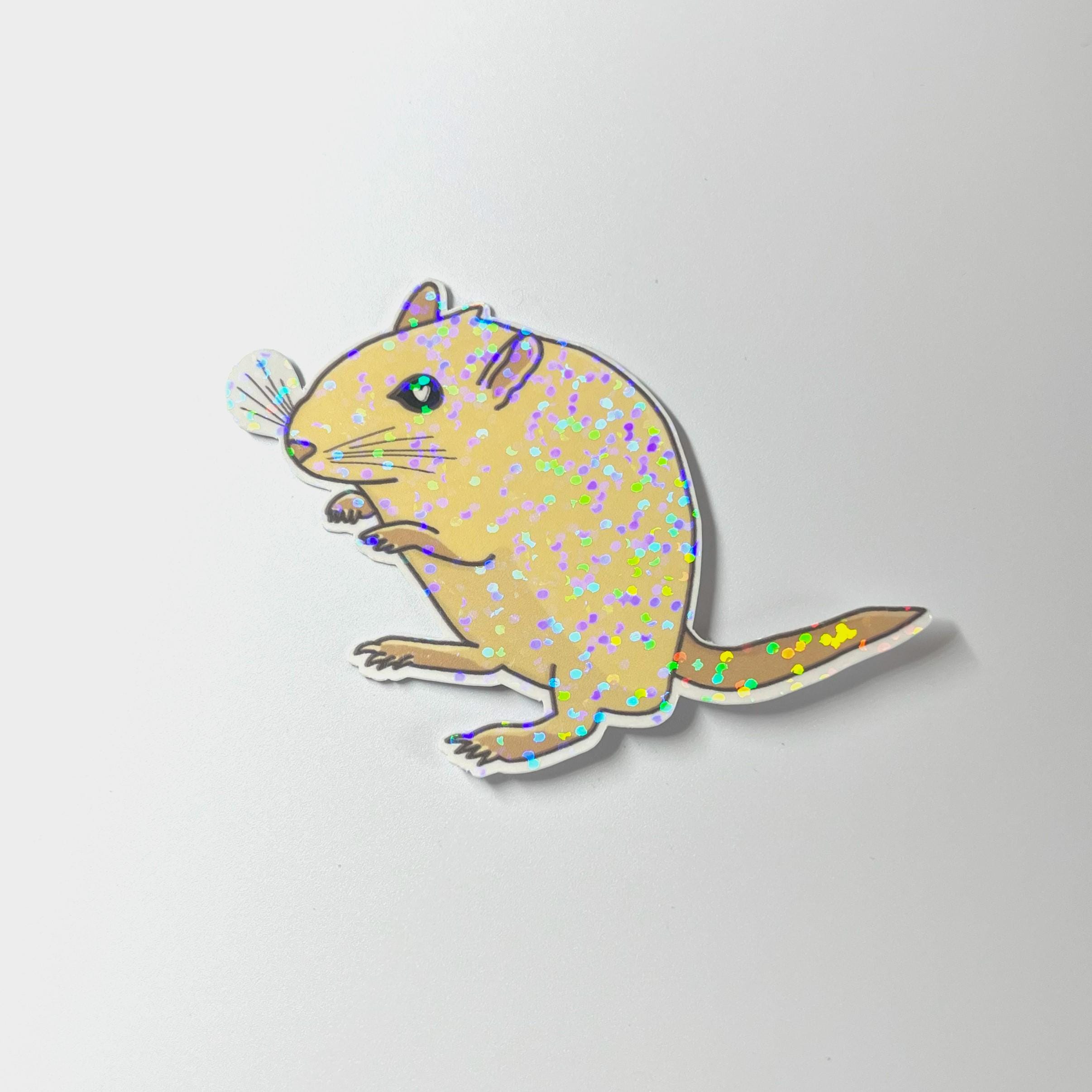 Tan Gerbil Sticker, Waterproof Vinyl, Planner Scrapbook Decal - Etsy