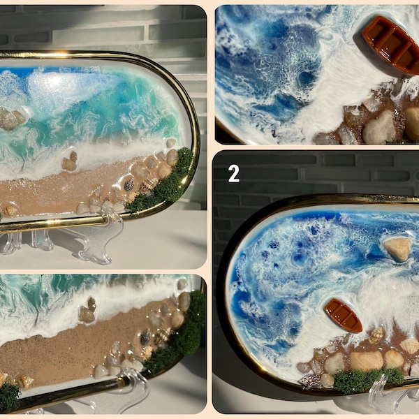 Beach Resin Art - Etsy