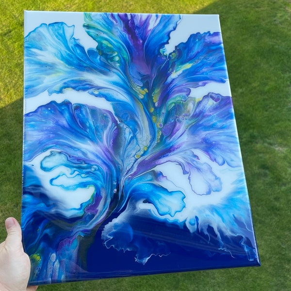 Acrylic Pour Painting - Etsy