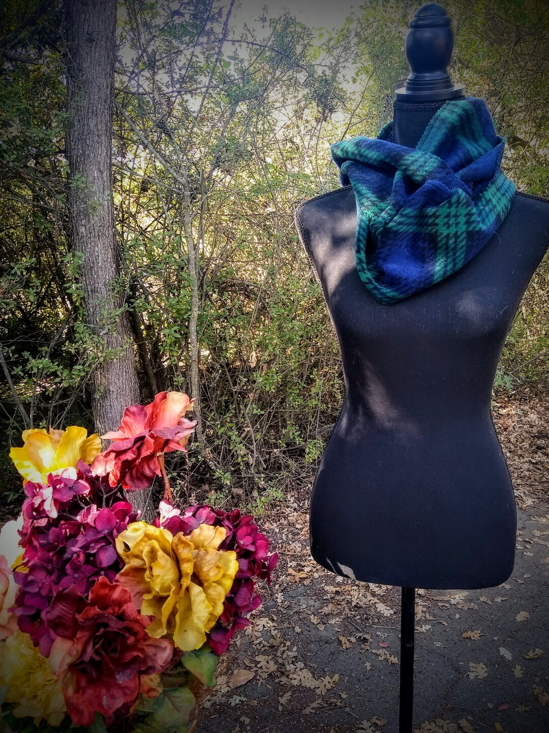 Tartan Infinity Scarf - Etsy