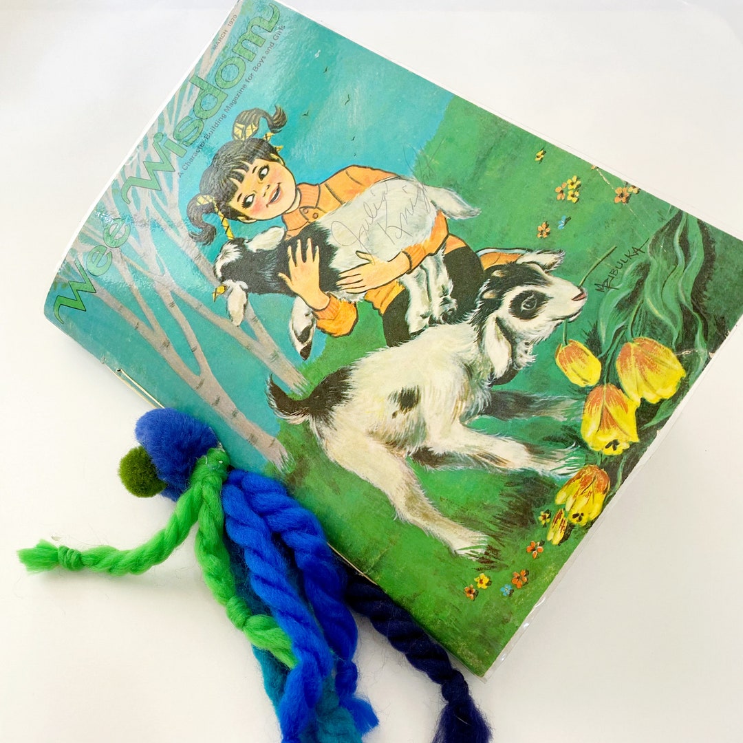 Wee Wisdom Junk Journal Handmade Book - Etsy