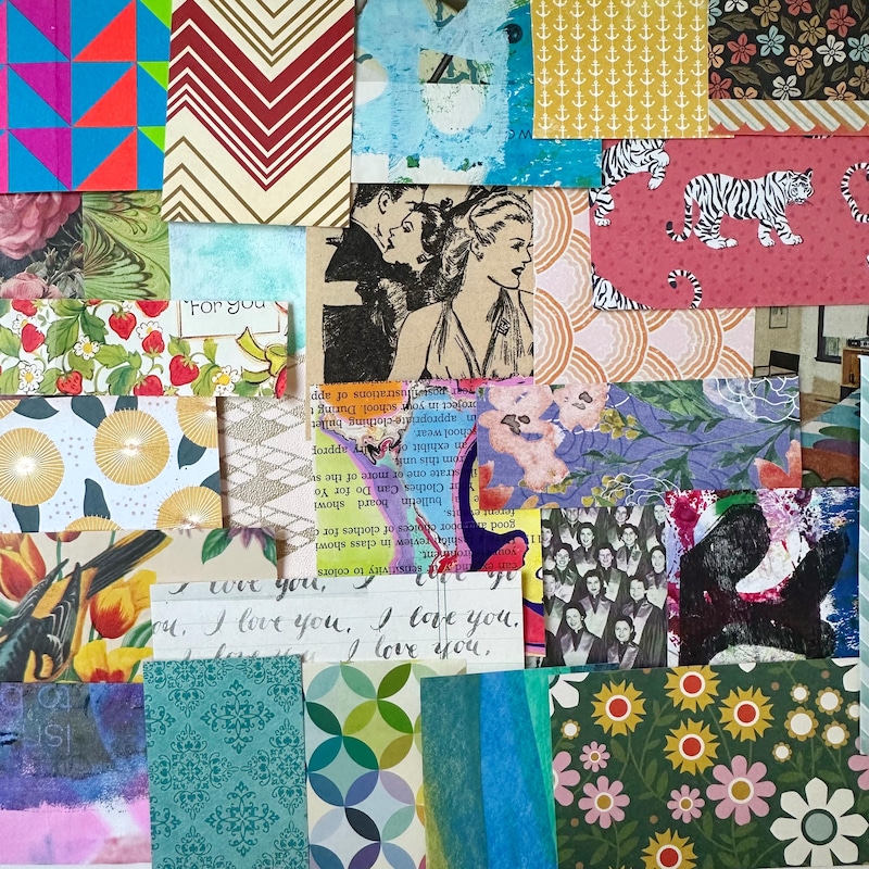 Hand Painted Papers - Etsy