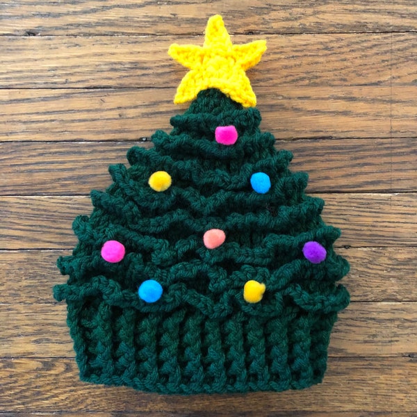 Christmas Tree Hat - Etsy