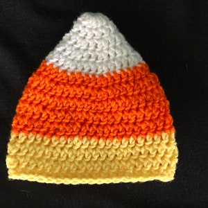 Candy Corn Fall Hat, Baby Candy Corn Hat, Adult Halloween Candy Corn ...
