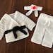 Crochet PATTERN - Karate Uniform Outfit; Ghi Martial Arts Uniform ...