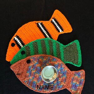 Crochet PATTERN - Fish Placemat Rug; Cat Pet Food Floor Mat; Fish Shape ...