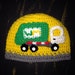 Crochet PATTERN for Garbage Truck Hat; Waste Management Truck Beanie ...