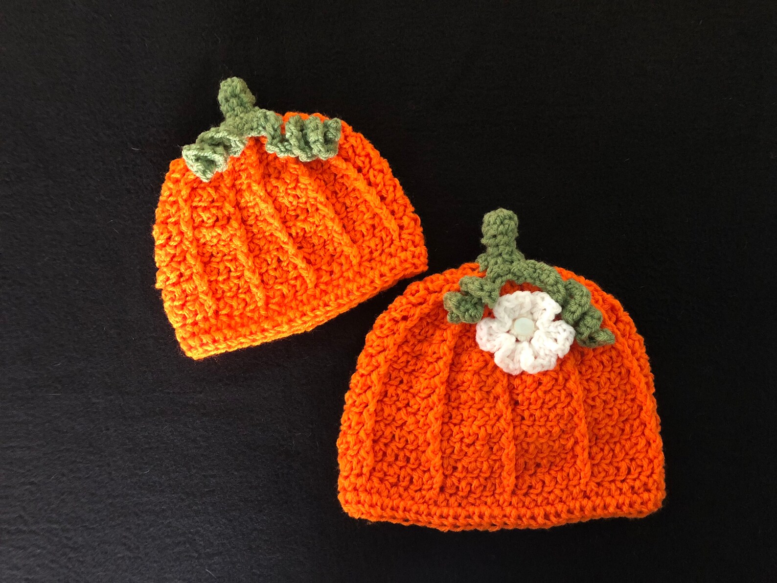 Crochet PATTERN Fall Harvest Pumpkin Hat Baby Pumpkin Hat | Etsy