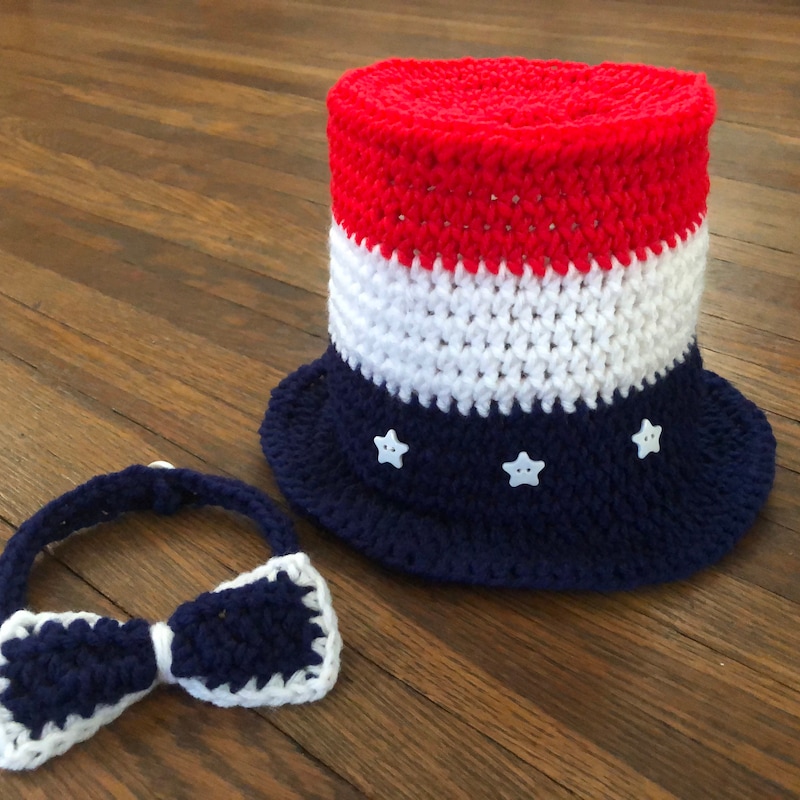 Uncle Sam Top Hat - Etsy