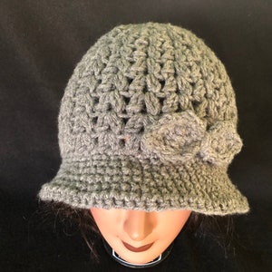 Crochet PATTERN - Cloche Hat Crochet Pattern, Vintage Style Cloche Hat ...