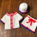 Crochet PATTERN - Baby Baseball Uniform, Newborn All Star Baseball ...