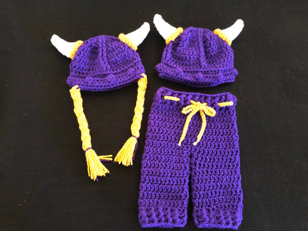 Crochet PATTERN - Viking Warrior Baby Outfit, Viking Helmet Hat and ...