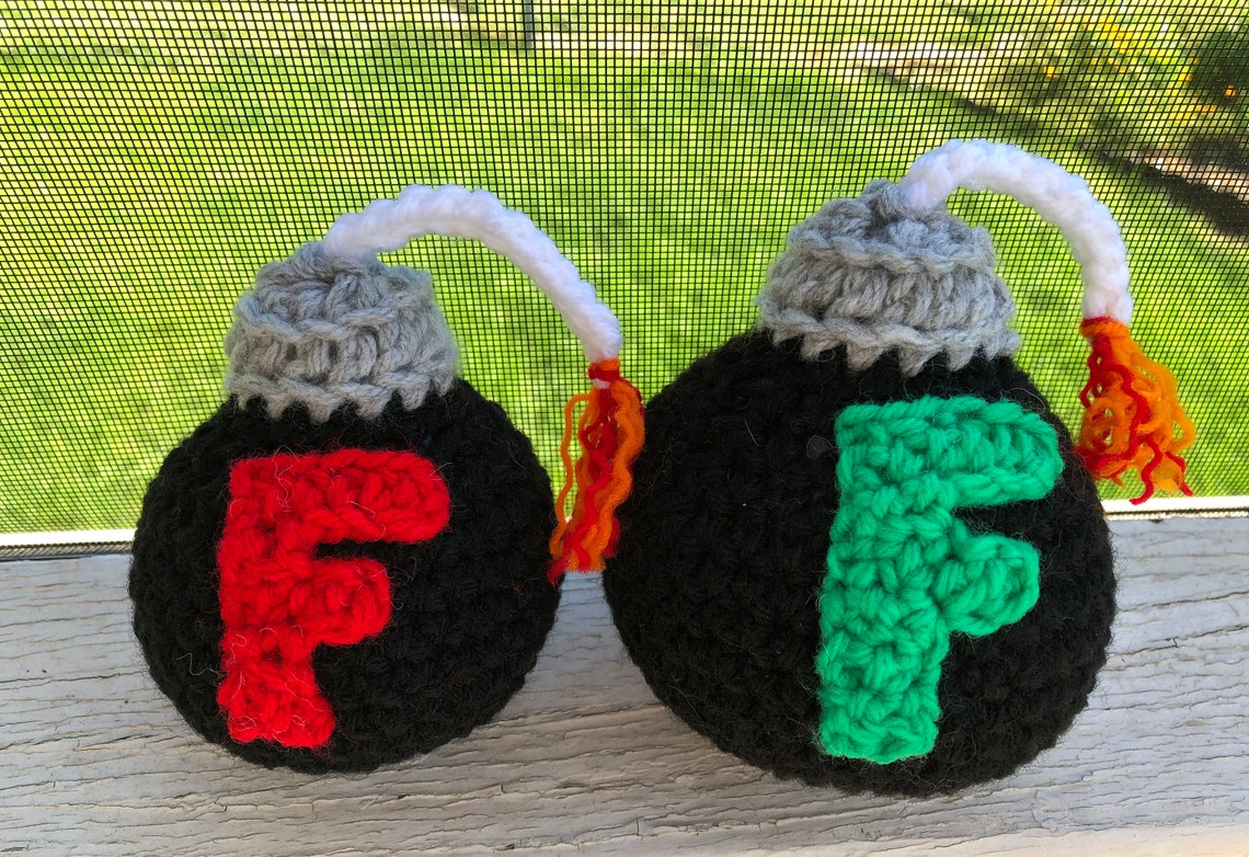 Crochet PATTERN F-Bomb Stuffy Amigurumi Medium and Large | Etsy
