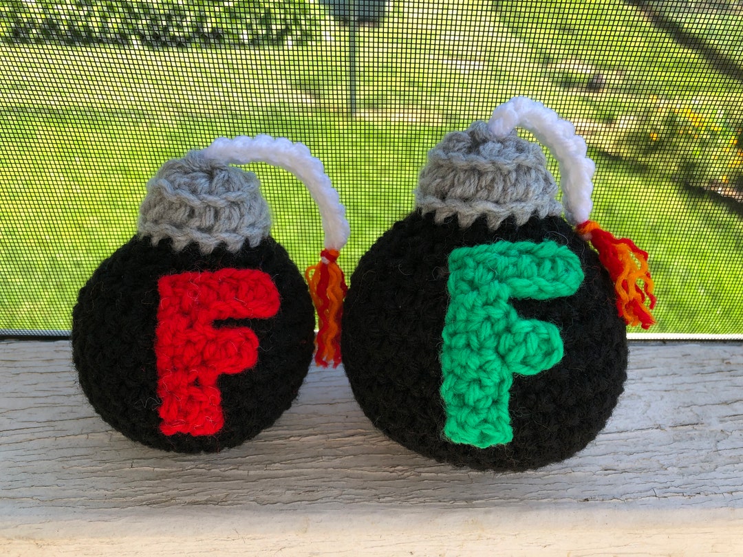 Crochet PATTERN - F-bomb Stuffy Amigurumi, Medium and Large Size F Bomb ...