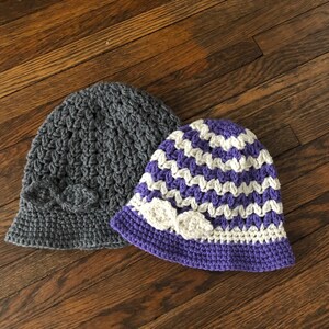 Crochet PATTERN - Cloche Hat Crochet Pattern, Vintage Style Cloche Hat ...
