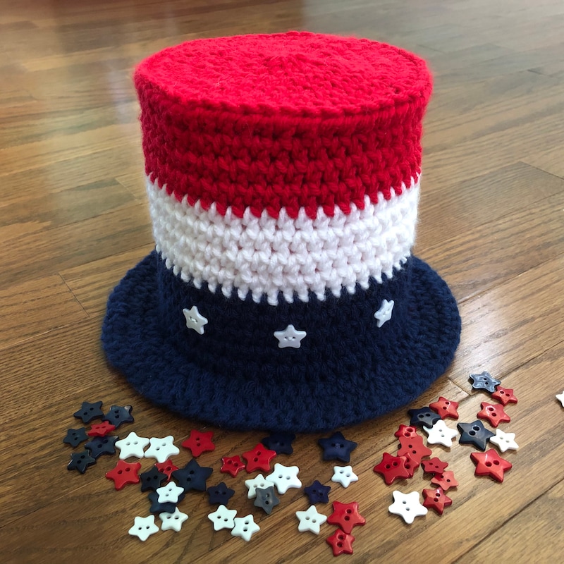 Crochet Uncle Sam - Etsy