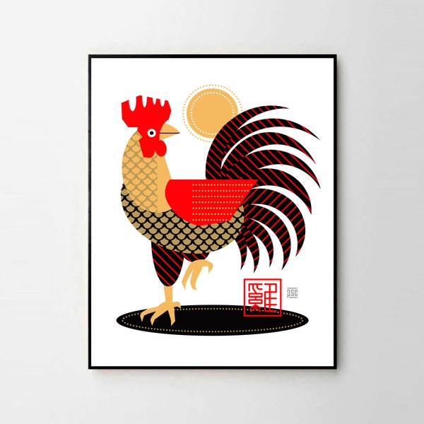 Chinese Zodiac Art - Etsy