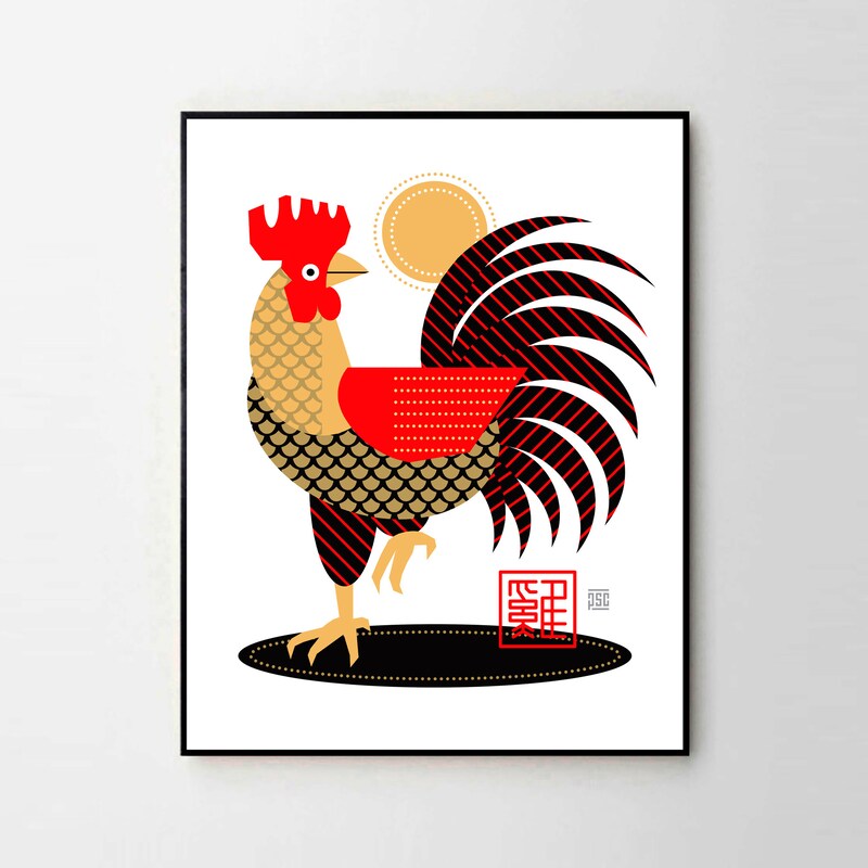 Chinese Zodiac Art - Etsy