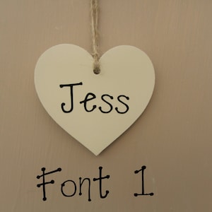 Hanging Hearts for Jules Handmade Gifts Plaques. 5cm Add on Hearts. 7 ...