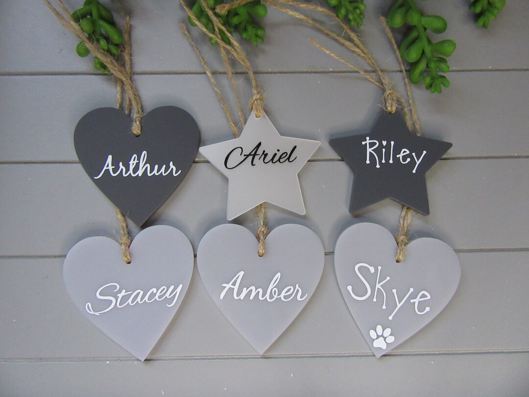 Hanging Hearts for Jules Handmade Gifts Plaques. 5cm Add on Hearts. 7 ...