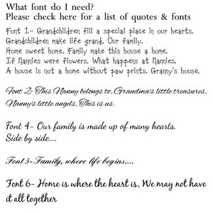 Hanging Hearts for Jules Handmade Gifts Plaques. 5cm Add on Hearts. 7 ...