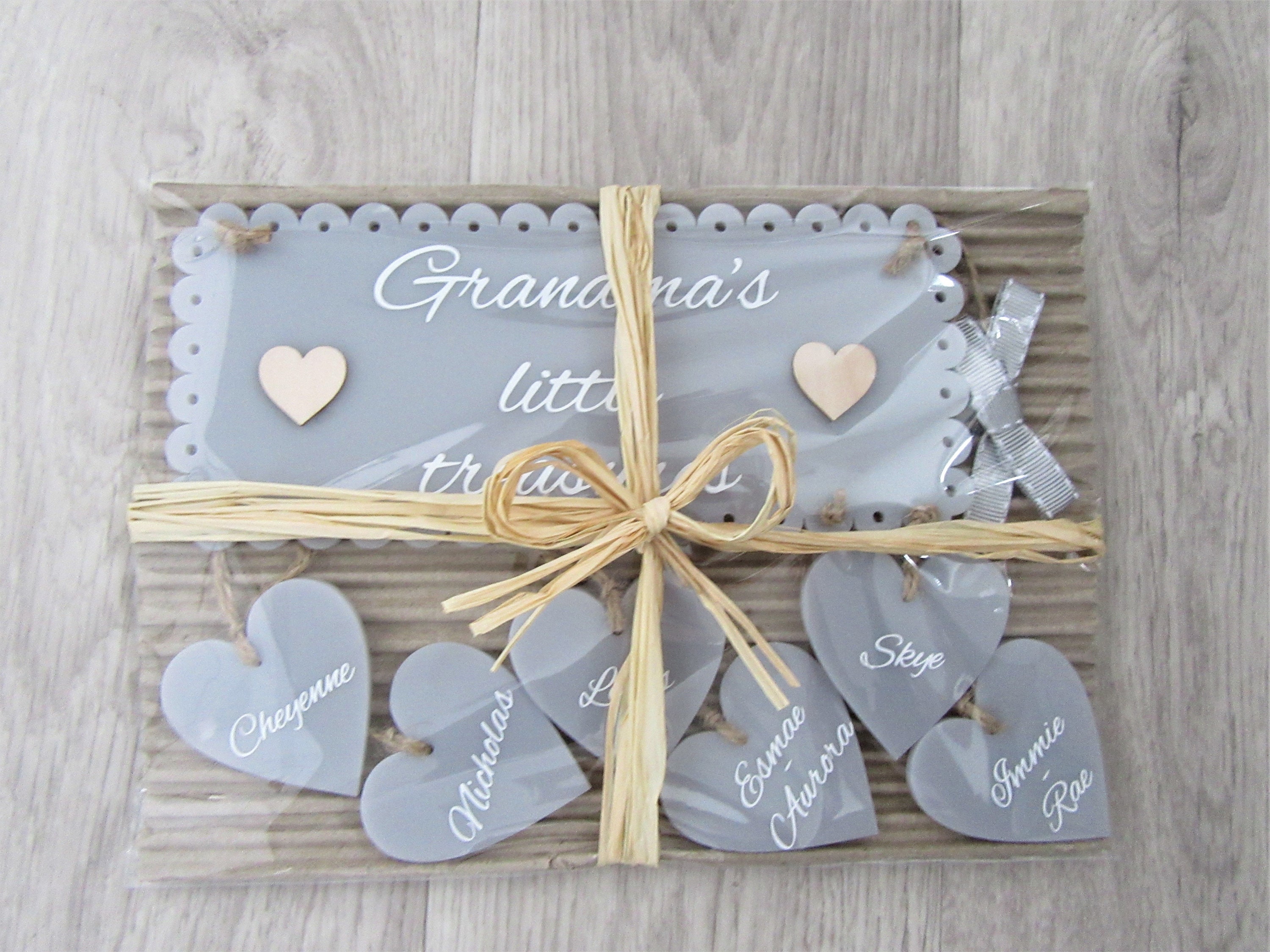 Personalised Grandchildren Sign grandma's Little | Etsy UK