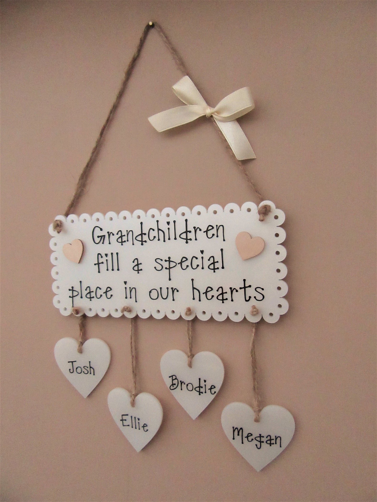 Personalised Grandchildren Sign grandchildren Fill a | Etsy UK