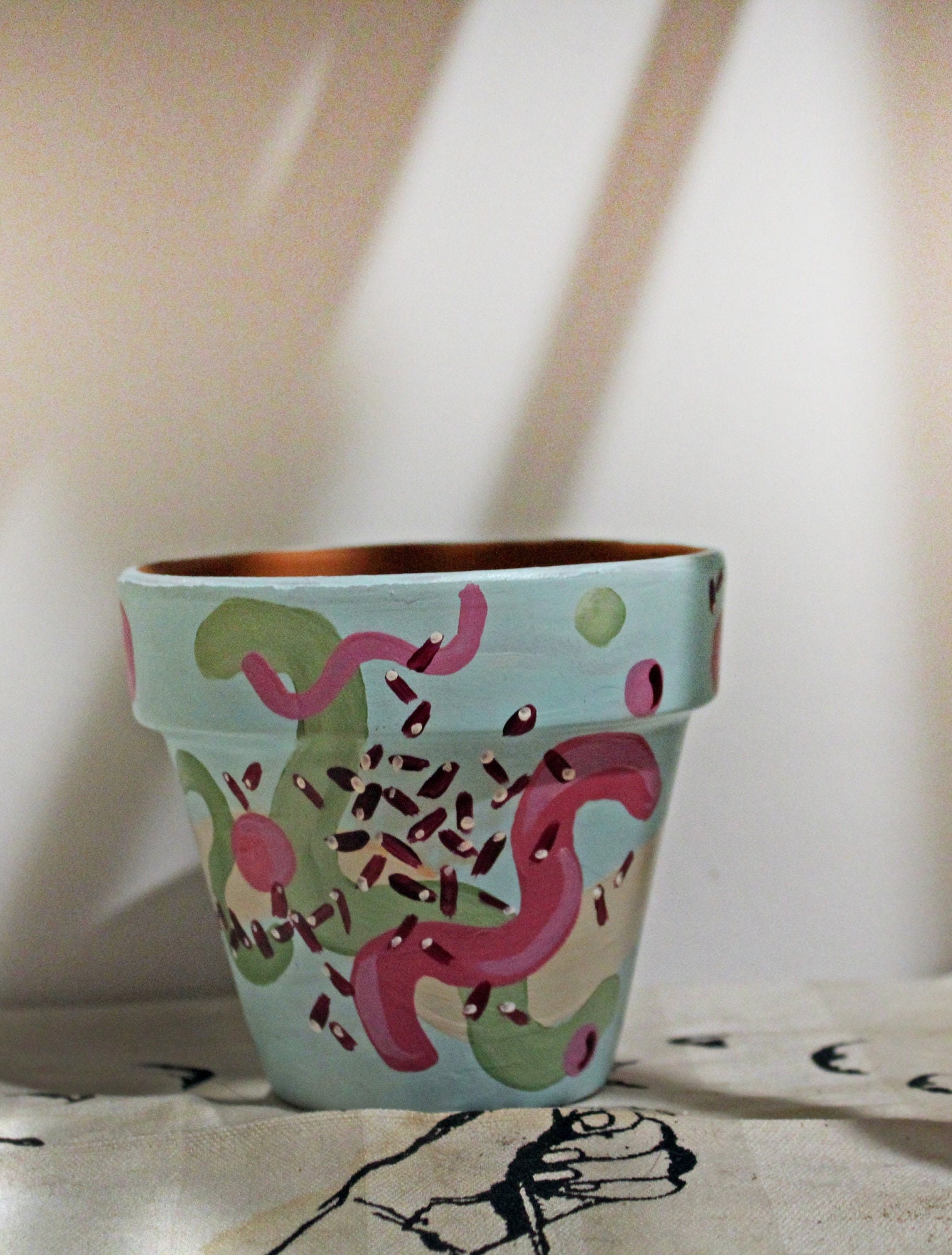 Hand Painted Ceramic Pots - Etsy