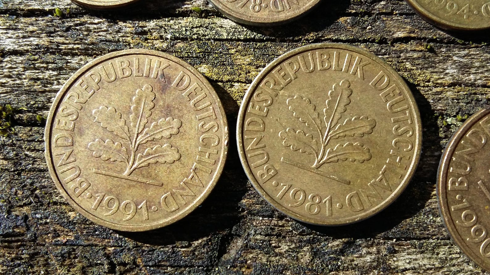 10 Duitse munten 5 en 10 pfennig 1950 1994 oud geld Europa - Etsy Nederland