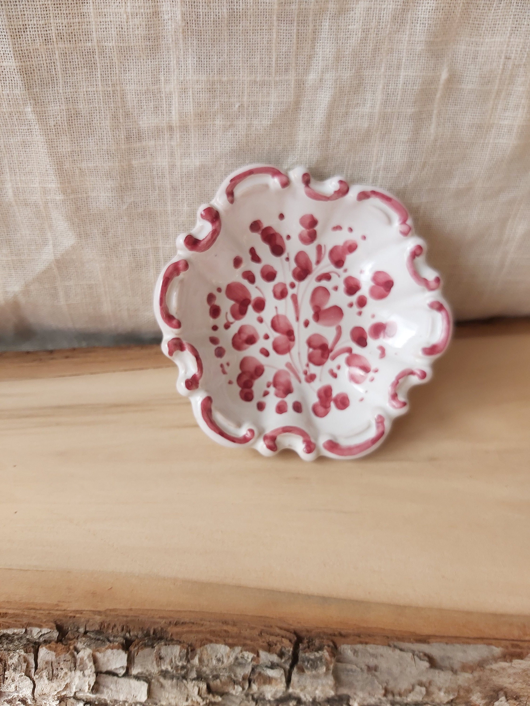 Dining & Serving Mini Vintage hand painted plate made in Italy Plates ...