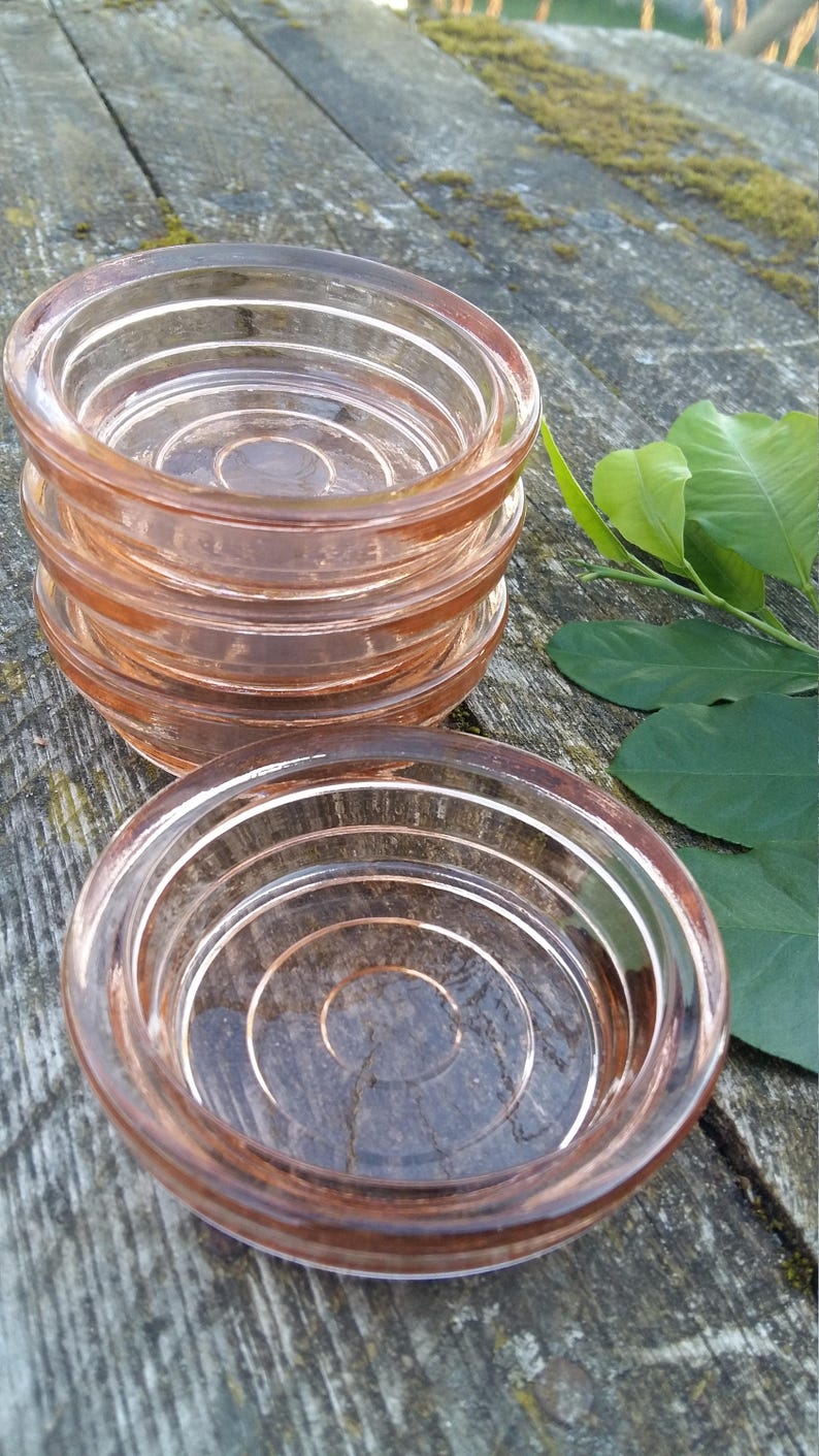 Glass coaster small dish get the look like pinterest best food | Etsy