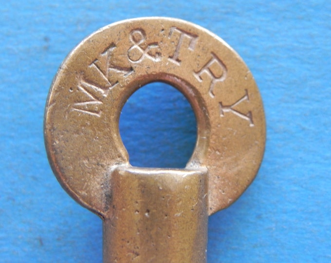 Old Brass "mkt Ry" Railroad Switch Key. Missouri, Kansas and Texas. - Etsy