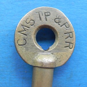 Old cmstp&p Rr Railroad Switch Key. Chicago, Milwaukee and St. Paul and ...
