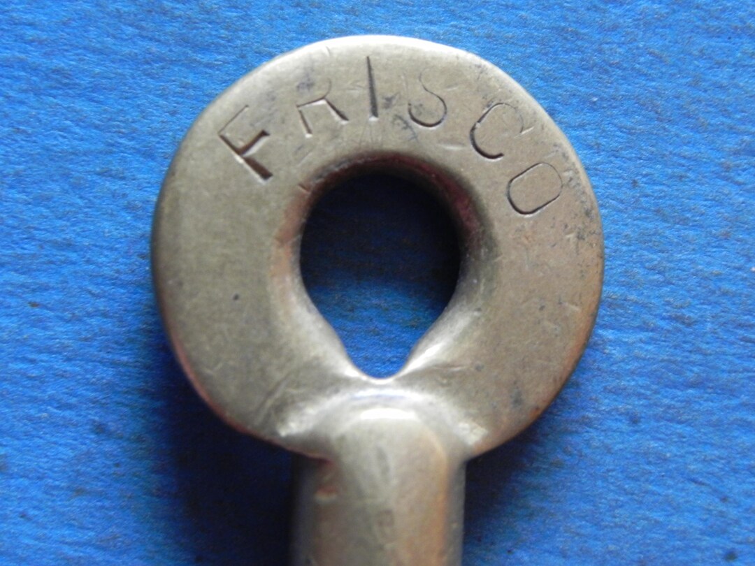 Old Brass "frisco" Railroad Switch Key. Frisco Railroad.. - Etsy
