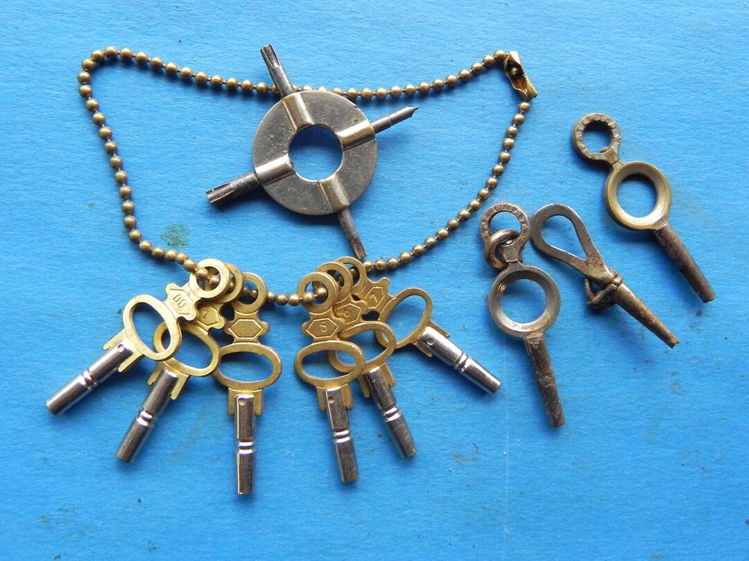 10 Antique/vintage pocket WATCH Keys. Arts, Crafts, Jewelry. - Etsy