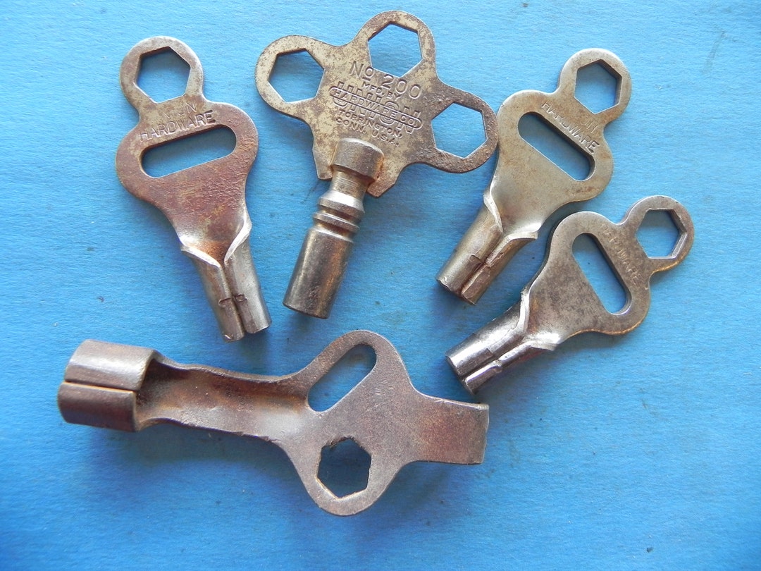5 Vintage Roller Skate Keys. Old & Original. - Etsy