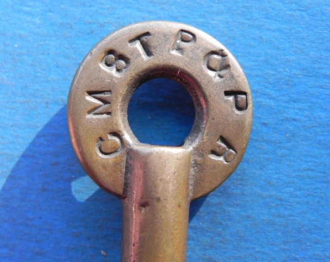 Old "cmstp&p Rr" Railroad Switch Key. Chicago, Milwaukee and St. Paul ...