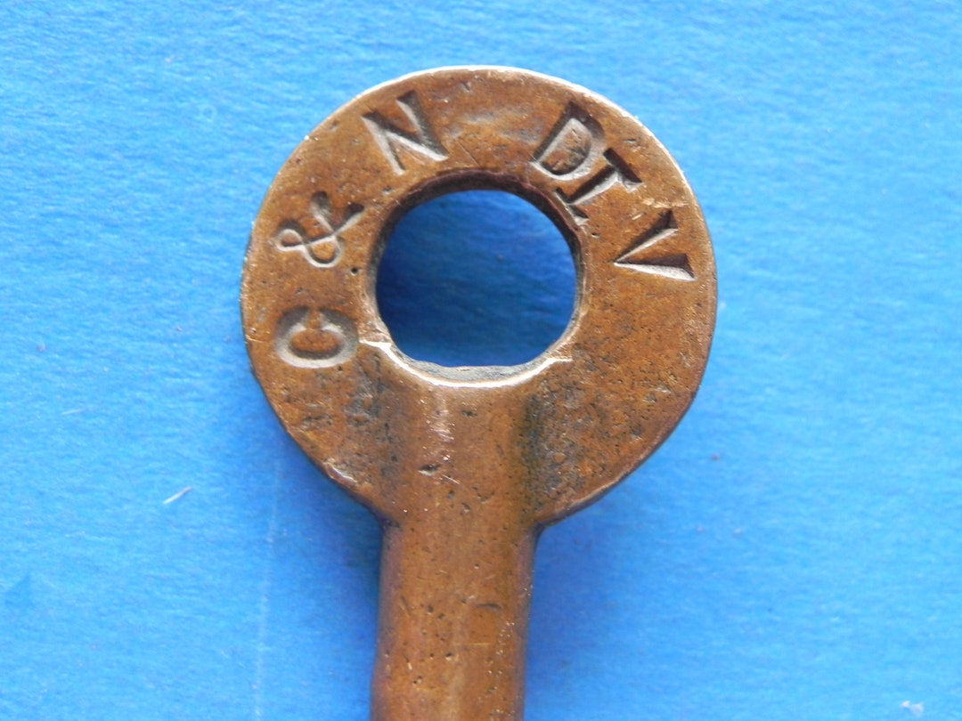 Old "c&n Div" Railroad Switch Key. Columbus and Newark. - Etsy