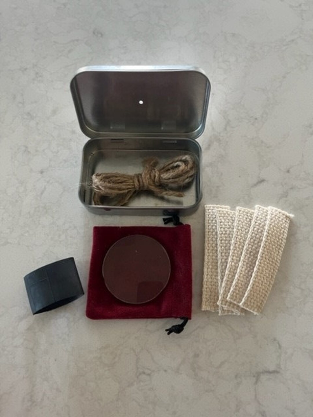 Solar Fire Kit W/ Charring Tin - Etsy