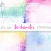 Watercolor Digital Paper: “WATERCOLOR PAPER” Scrapbooking, Watercolour ...
