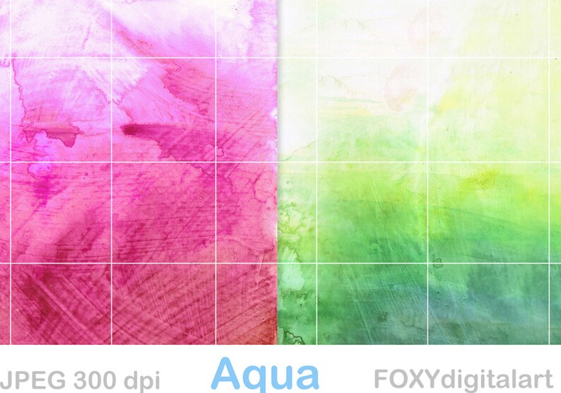Watercolor Digital Papers, Watercolor Backgrounds, Watercolor Scrapbook ...