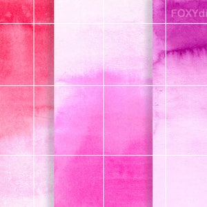 Watercolour Ombre Digital Papers, Ombre Watercolor Backgrounds ...