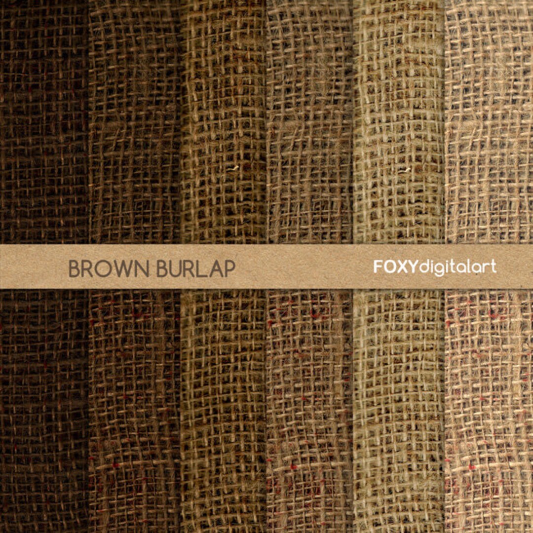 Burlap Digital Paper: “BURLAP PAPER” Digital Burlap Texture, Burlap ...