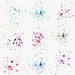 Watercolor Splatters Clipart, Watercolor Splashes, Paint Splashes ...