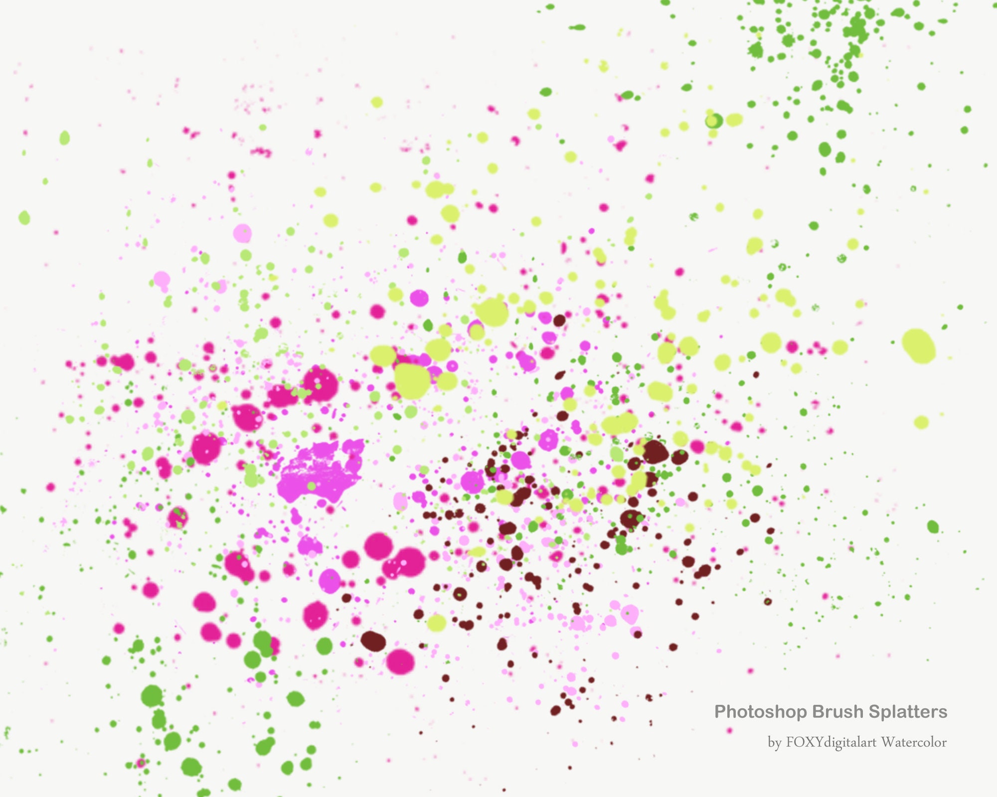Watercolor Paint Splatter, Graffiti Style Grunge Texture Brush Strokes ...
