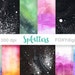 Watercolor Splatter Digital Paper, Paint Splotches, Scrapbook Paper ...